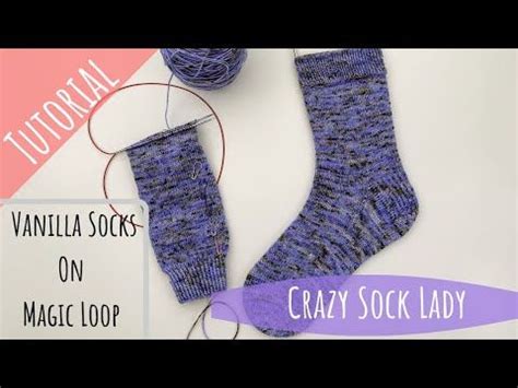 How To Knit Socks On Magic Loop A Tutorial By Crazy Sock Lady YouTube Tricot Et Crochet