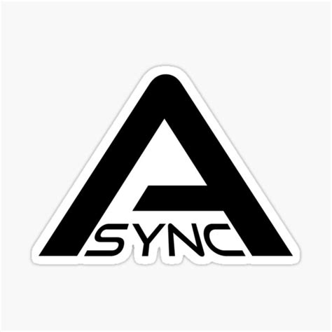 Black Async Research Institute Logo Sticker For Sale By
