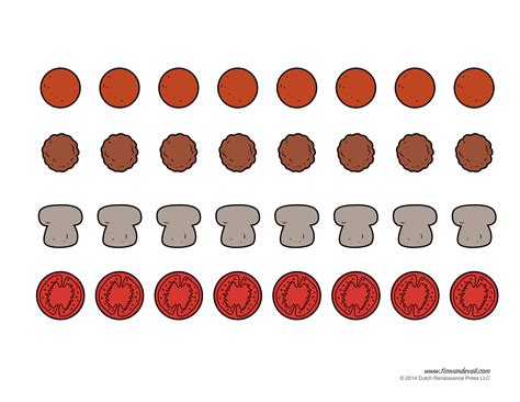Pizza Template Printable