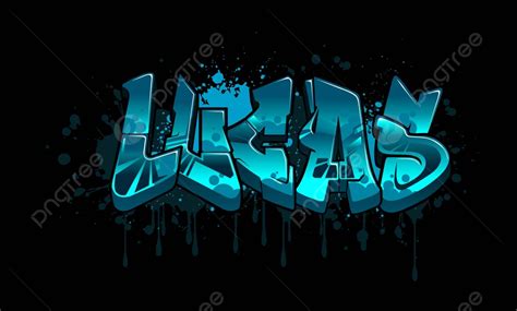 Lucas Graffiti Name Design Graffiti Word Graffiti Text Graffiti Name Vector Graffiti Word