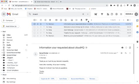 How To Activate Auto Follow Up For Emails Sent Through Gmail CloudHQ Support