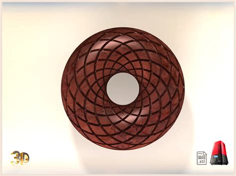 🌊 Rodin Coil Torus Stl 190mm X 70mm Diameter Coil Itoroid Vortex Wave Field Generator