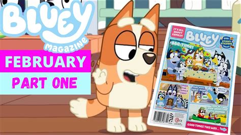‼️ BLUEY Magazine - February 2022 Issue Part 1 💙🧡 | Bluey Books & Crafts | Disney Jr | ABC Kids ...