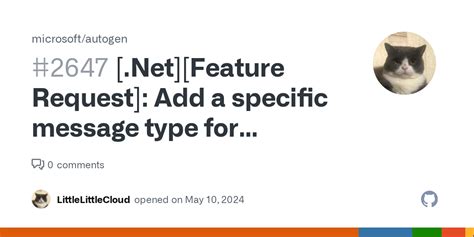 Net Feature Request Add A Specific Message Type For Function Middleware Message · Issue