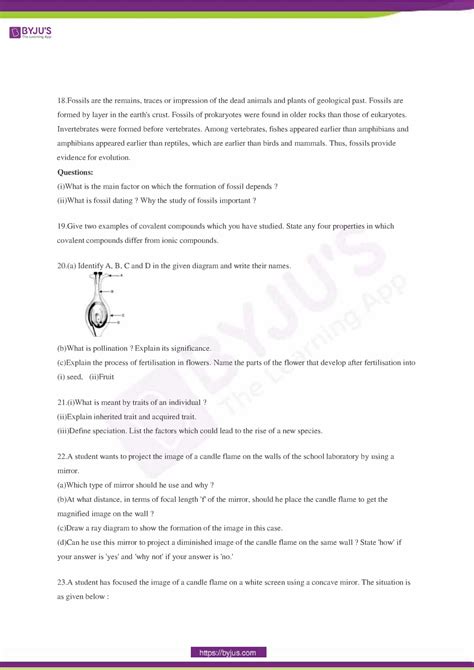 Cbse Class 10 Science Sample Paper Set 3 Download Pdf