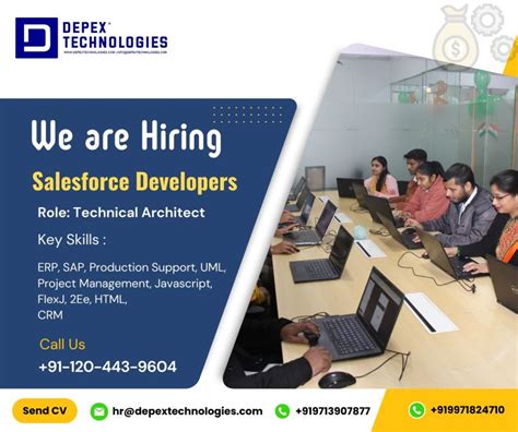 Depex Technologies On Linkedin Depextechhiring Salesforcedeveloperopportunity Techcareers