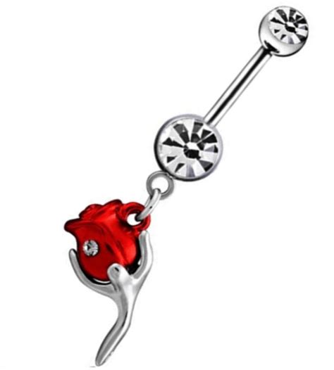 роза пирсинг пупка — цена 170 грн в каталоге Серьги для пирсинга Купить аксессуары по
