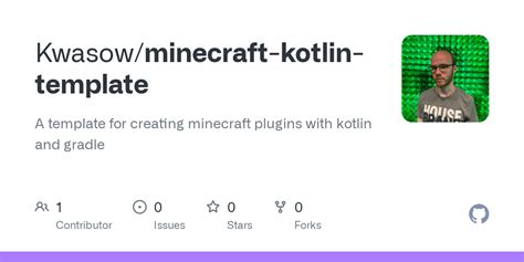 Github Kwasowminecraft Kotlin Template A Template For Creating