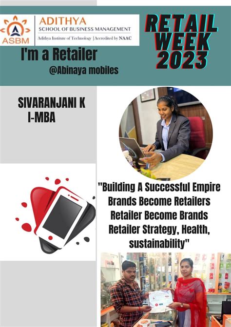 Sivaranjani K On Linkedin I Am Happy To Share That I Have Successfully Completed My Retail Week In