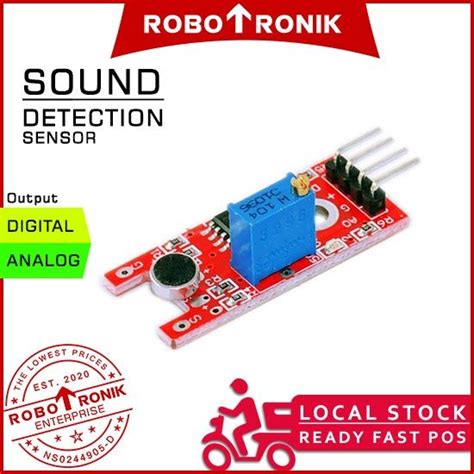 Sound Detector Sensor Module W Amplifier Lm393 Lazada