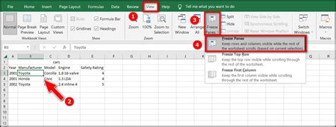 freeze a row in excel [freeze rows and columns 2024]