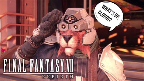 Red Xiii Dresses Up Like A Human Final Fantasy Vii Rebirth Youtube