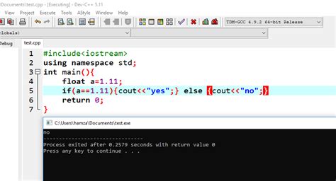 c why is this float comparison yielding false stack overflow