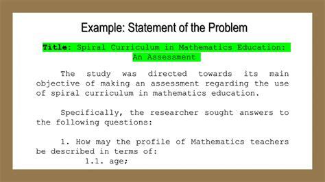 Identifying the Inquiry and Stating the Problem Part II.pptx ...