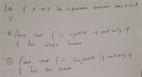 Solved Let Fix Y Be A Function Betwee Setex And Y A Prove Chegg Com