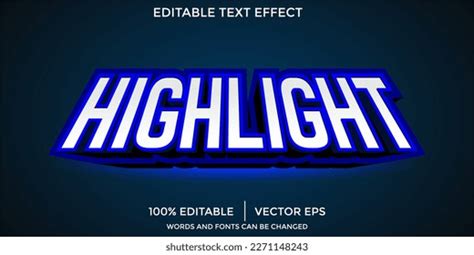 Highlight Text Effect Template Photos And Images Shutterstock