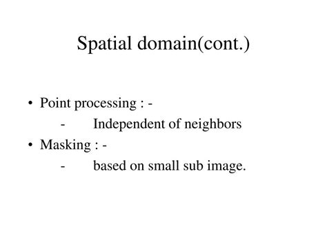 Ppt Image Enhancement In Spatial Domain Powerpoint Presentation Free