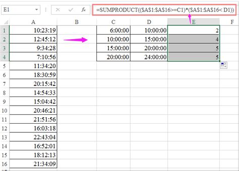 How To Count Cells Between Two Times In Excel