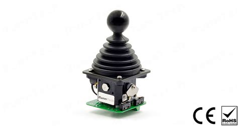 runntech rt100 spring return to center double 10v analog output joy