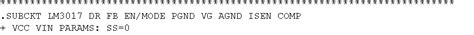 tina spice lm3017 error on creating new macro undefined parameter