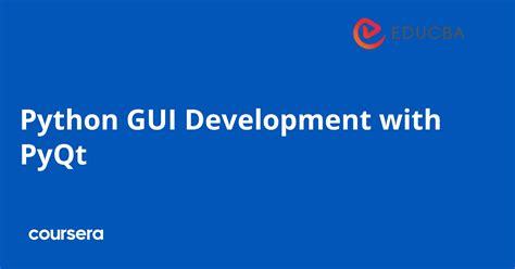 Python Gui Development With Pyqt Coursera