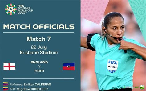 Emikar Calderas Será La Principal Del Inglaterra Vs Haití Y Migdalia