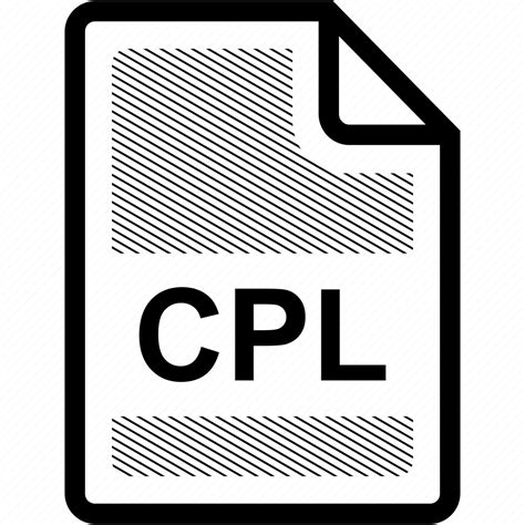 Cpl Cpl File Extension File File Format Format Type Icon