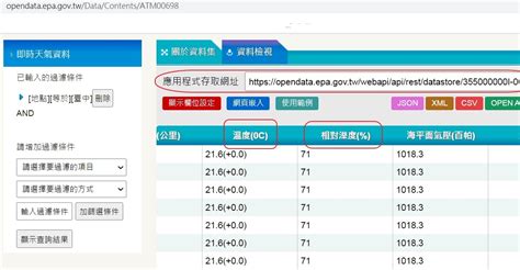 alex ufo 聰明人求知心切 Node Red 擷取 open data 即時天氣狀況暨溫濕度