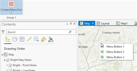Proguide Context Menus Esri Arcgis Pro Sdk Github Wiki