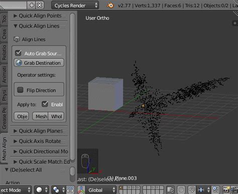 Blender Render How Can I Align A Point Cloud Precisely Blender