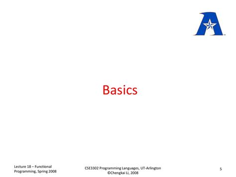 cse 3302 programming languages ppt download