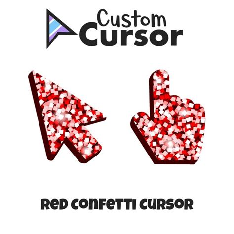 red confetti cursors