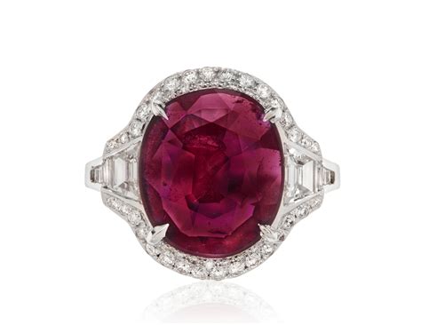 Ruby And Diamond Ring With Agl Report Christies