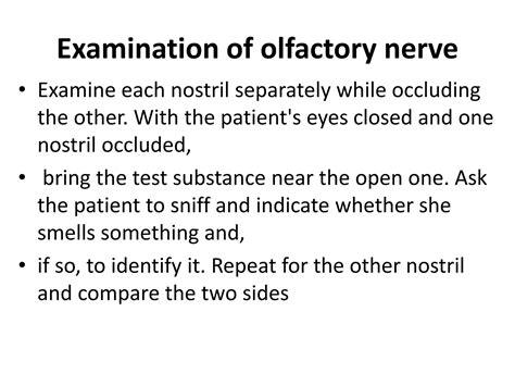 Olfactory Nerve Pptx