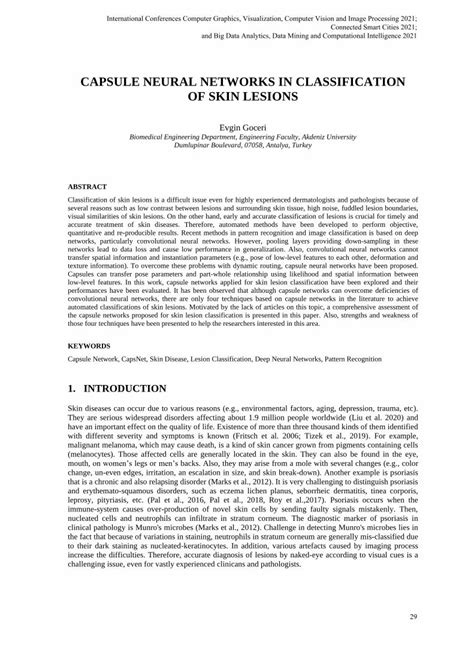 Pdf Capsule Neural Networks In Classification Of Skin Dokumentips
