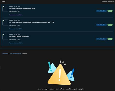 I Cant View The Details Of My Certificates Microsoft Qanda