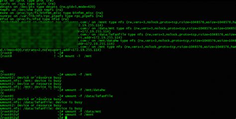 linux系统挂载nas导致在根目录执行ls df 等命令卡死 阿里云开发者社区