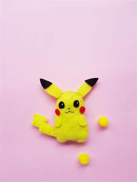 Pokémon Craft Diy Felt Pikachu Plush