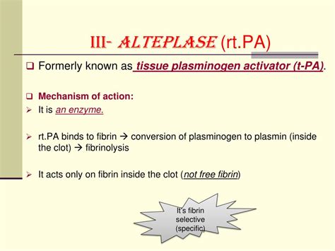 Ppt Thrombolytic Drugs Pathophysiologic Rationale Powerpoint