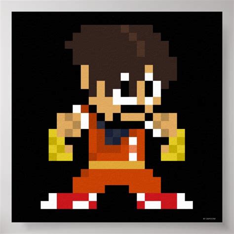 8 Bit Guy Poster Zazzle Com