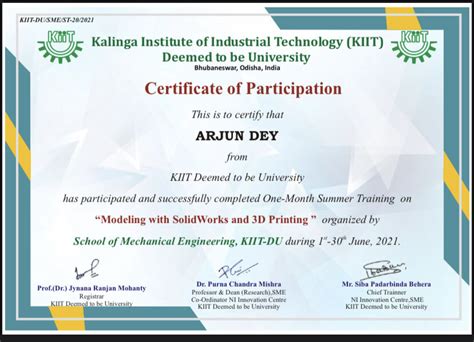 Arjun Dey On Linkedin 3dprinting Summerinternship2021 Solidworks Engineering