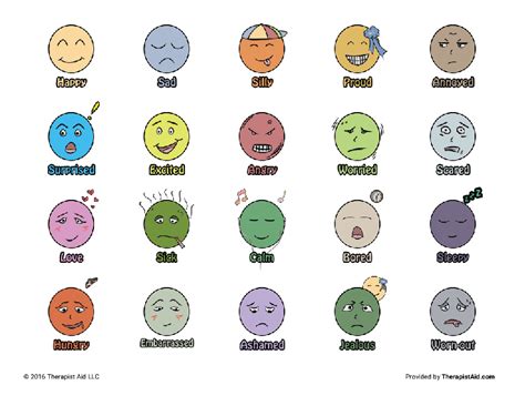 Emotion Printable Faces A Fun Way To Express Yourself — Worksheets Mom