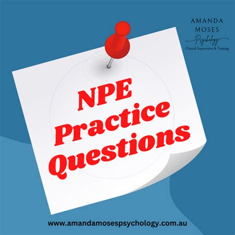 Npe Practice Questions Am Psychology