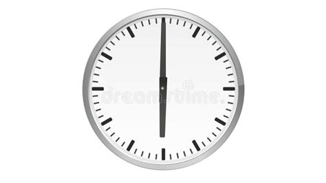 Animated Analog Clock Time Lapse On Black Background Stock Video Video Of Concept