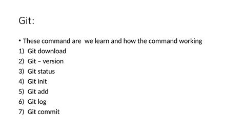 Presentation About Modern Git And Github Pptx