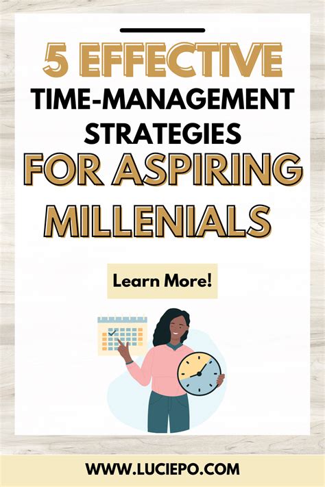 5 Effective Time Management Strategies For Aspiring Millennials