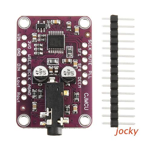JOY CJMCU 1334 DAC Module UDA1334A Stereo Decoder Board I2S Interface For 3 3V To 5V Shopee Brasil