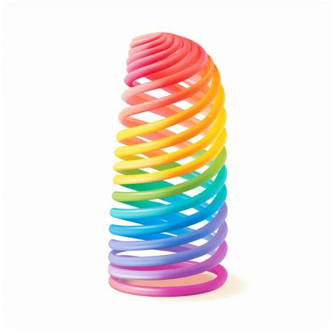 Premium Ai Image Slinky Toy