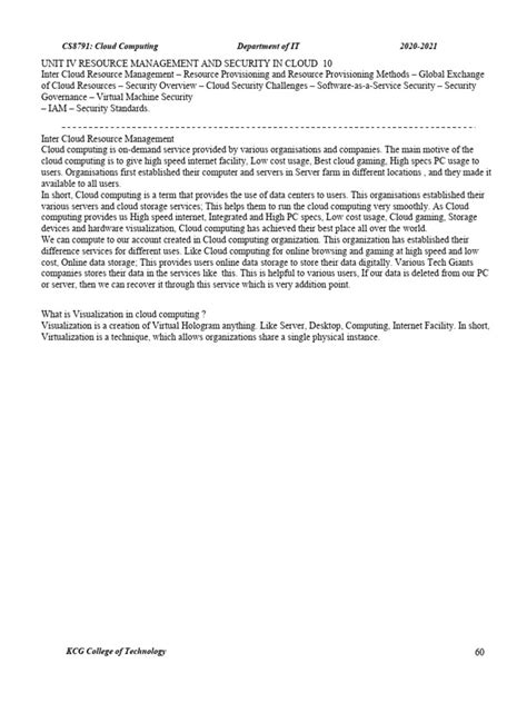 Unit Iv Pdf Cloud Computing Computer Security