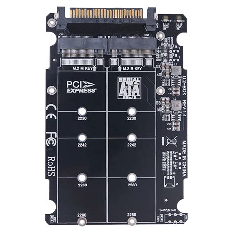 Карта адаптера M2 Ssd к U2 Адаптер M2 Nvme Sata Bus Ngff Ssd к Pci E